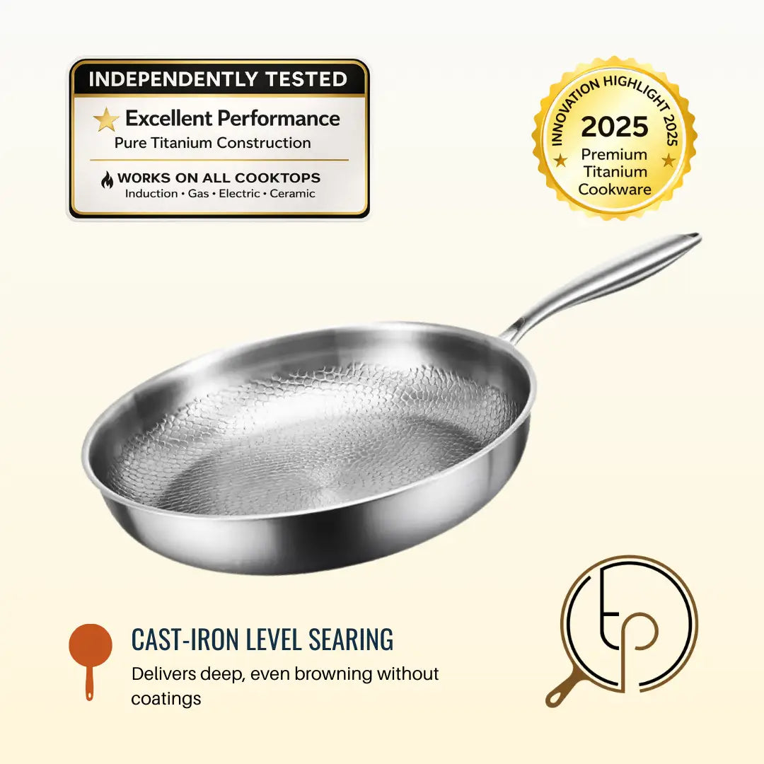 Titan Pan – Pure Titanium Frying Pan – Titanpan